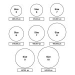 Men's Ring Size Chart - Ring Size Calculator